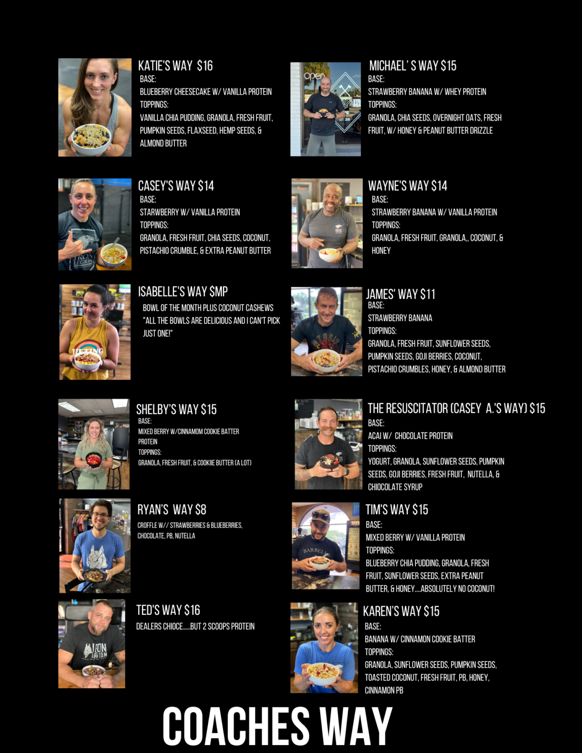 Menu – Brick and Iron Cafe