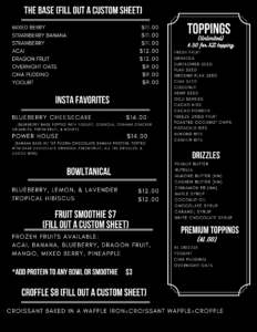 Menu – Brick and Iron Cafe